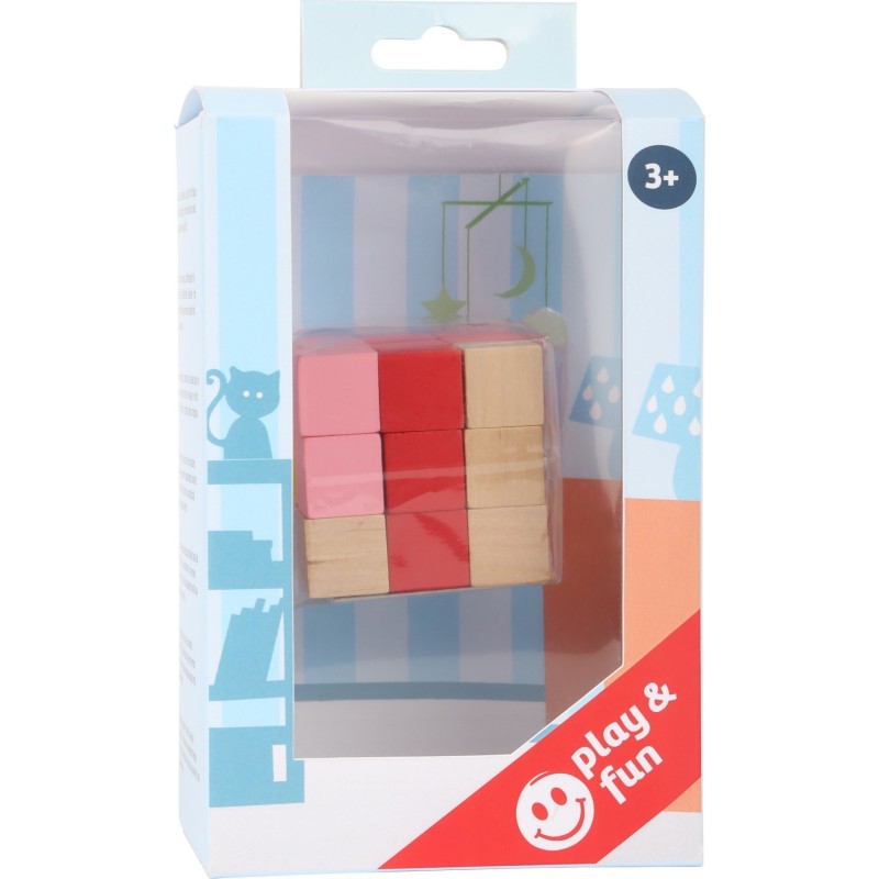 Cub elastic de construit Rosu-Galben